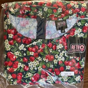 Retrolicious | Dresses | Cherry Good Print Vintage Style Dress By ...